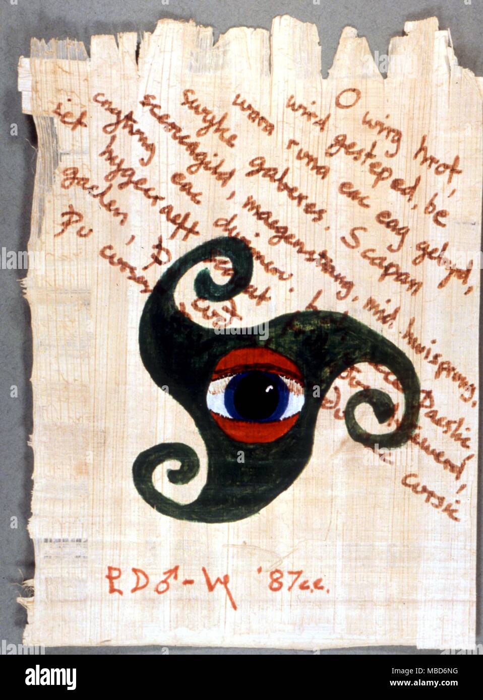 MAGICAL ALPHABETS - Modern wicca spell (intended as a curse) making use ...