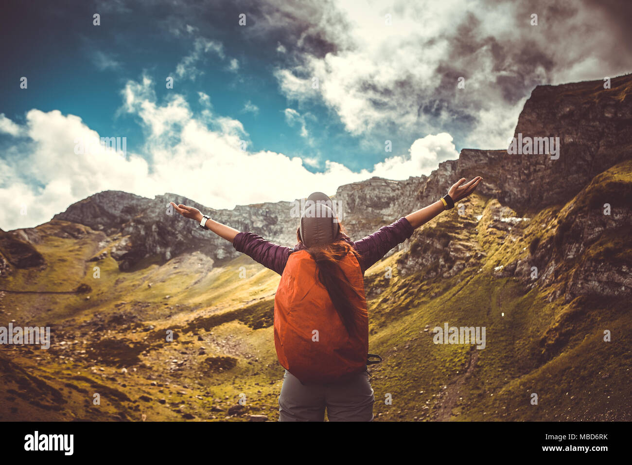 Person from back scenery hi-res stock photography and images - Alamy
