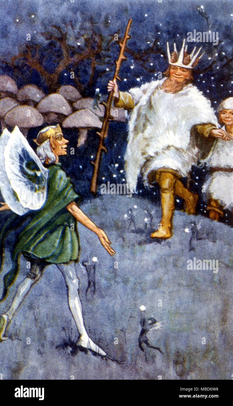 Elfin Mount - Give me my crown - illustration from Hans Andersen's ...