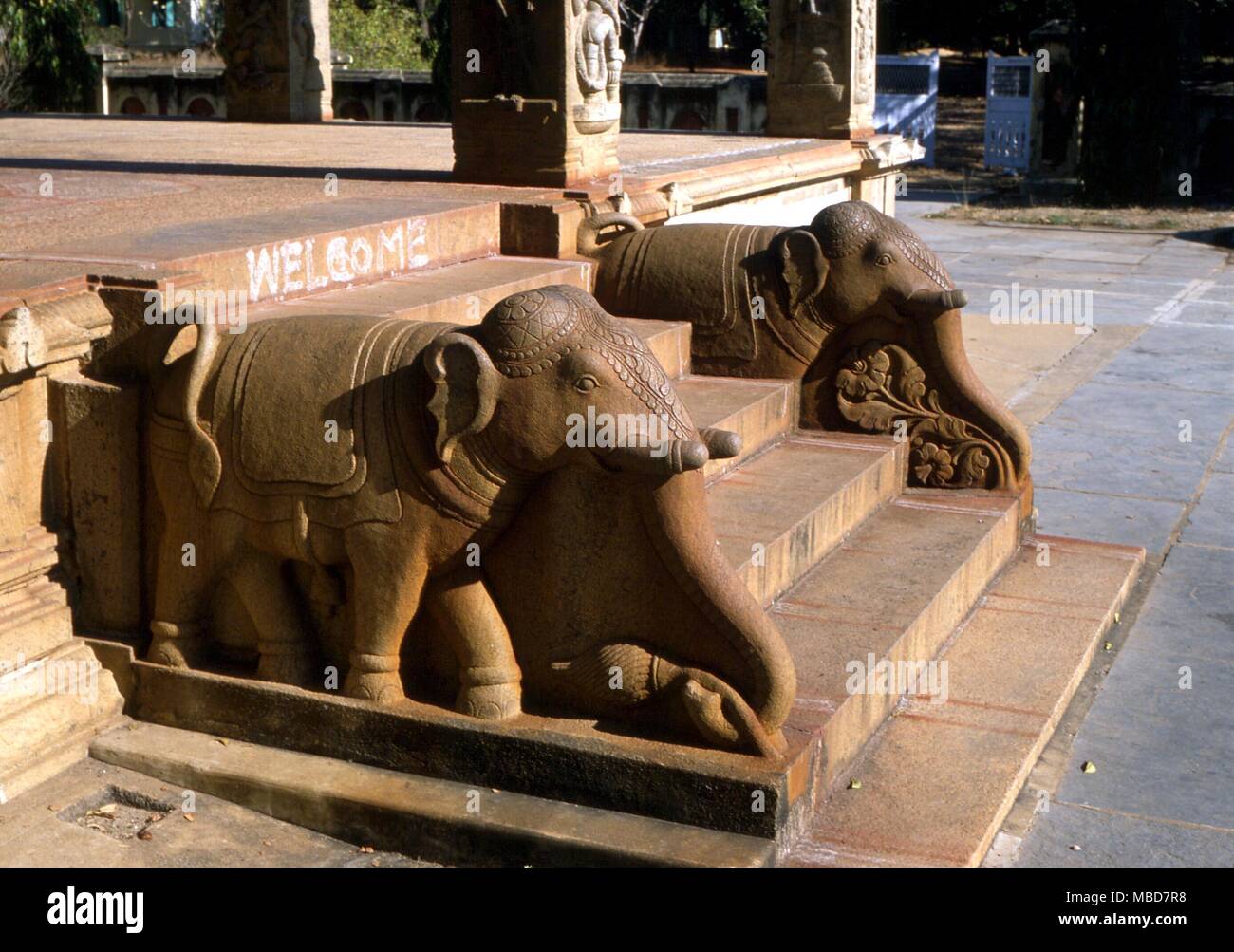 Theosophy Detail of steps leading to the Temple of Light in the ...