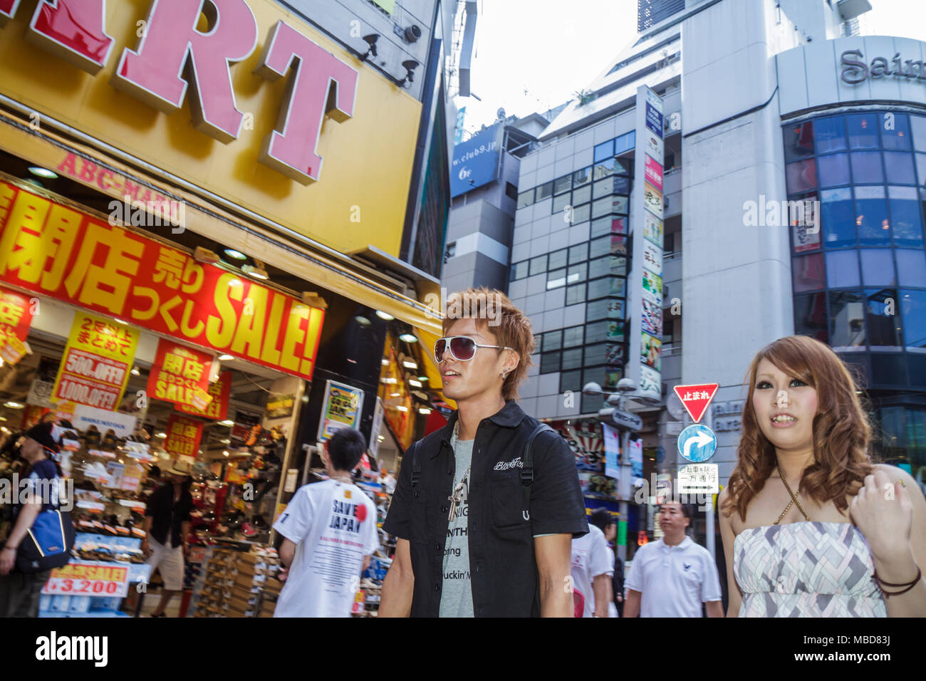 Stores business businesses signs pedestrian mall hi-res stock ...