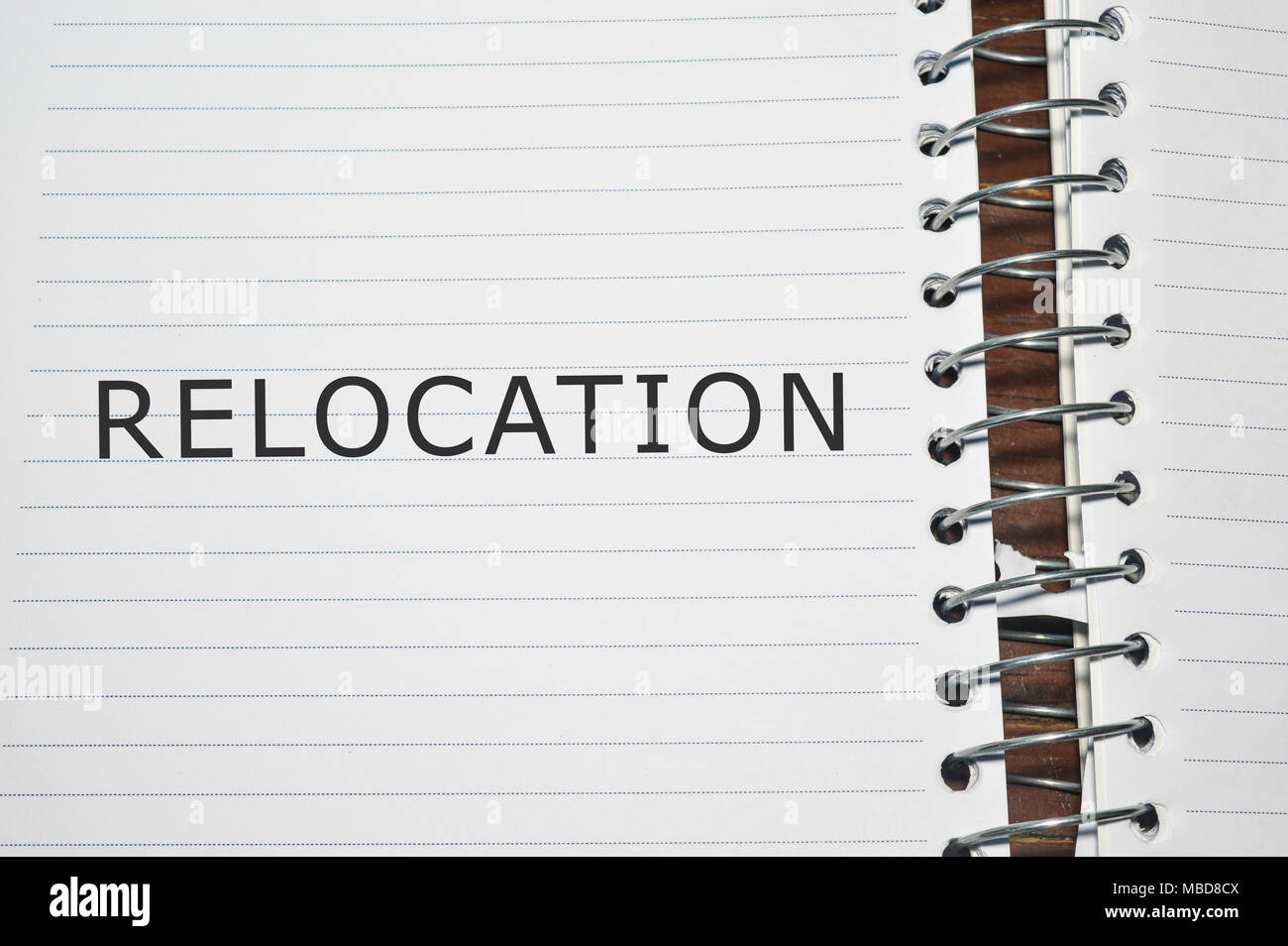 Relocation word hi-res stock photography and images - Alamy