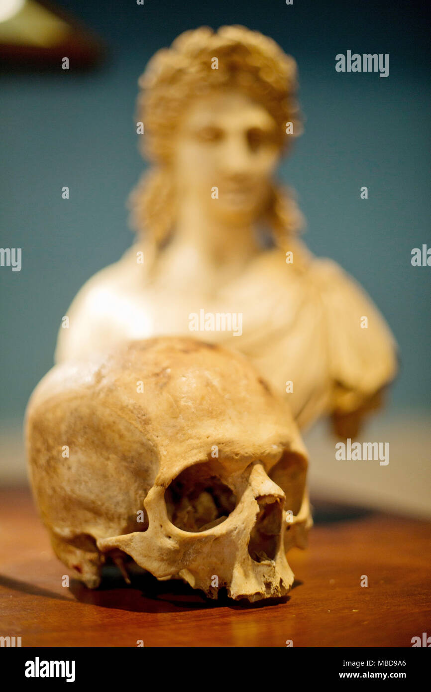 Poitiers (central-western France), freemasonry. skull in the temple of ...