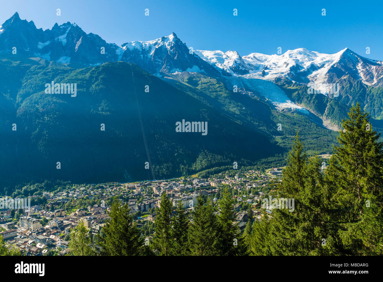 Chamonix-Mont-Blanc (Upper Savoy, French Alps, eastern France): the ...