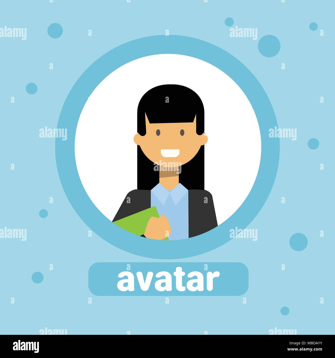 Woman female avatar character image hi-res stock photography and images ...