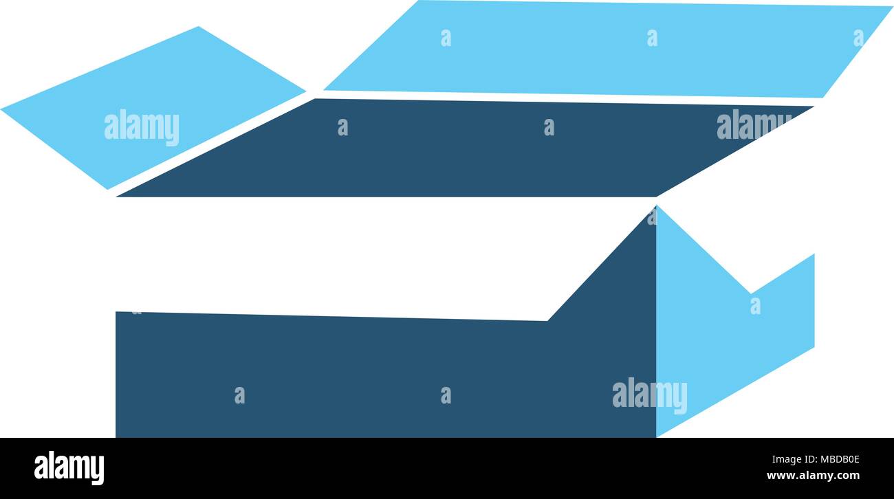 Box Open Logo Design Template Vector Stock Vector Image & Art - Alamy