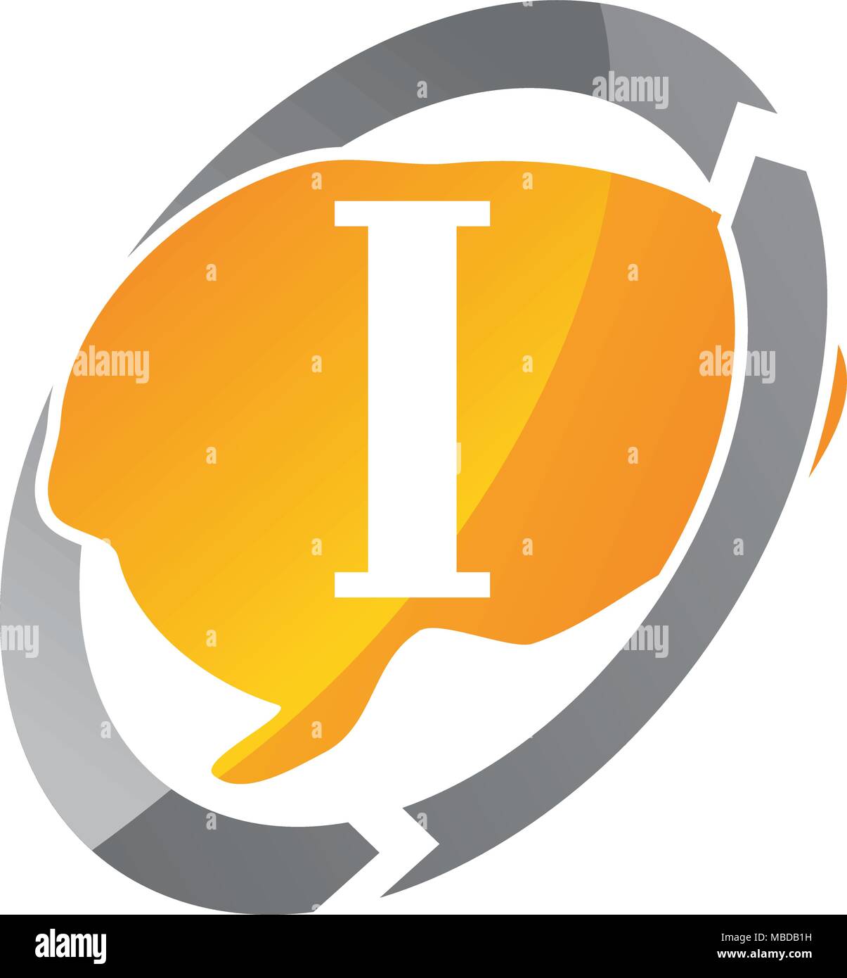 Creative Thinking Letter I Stock Vector Image & Art - Alamy