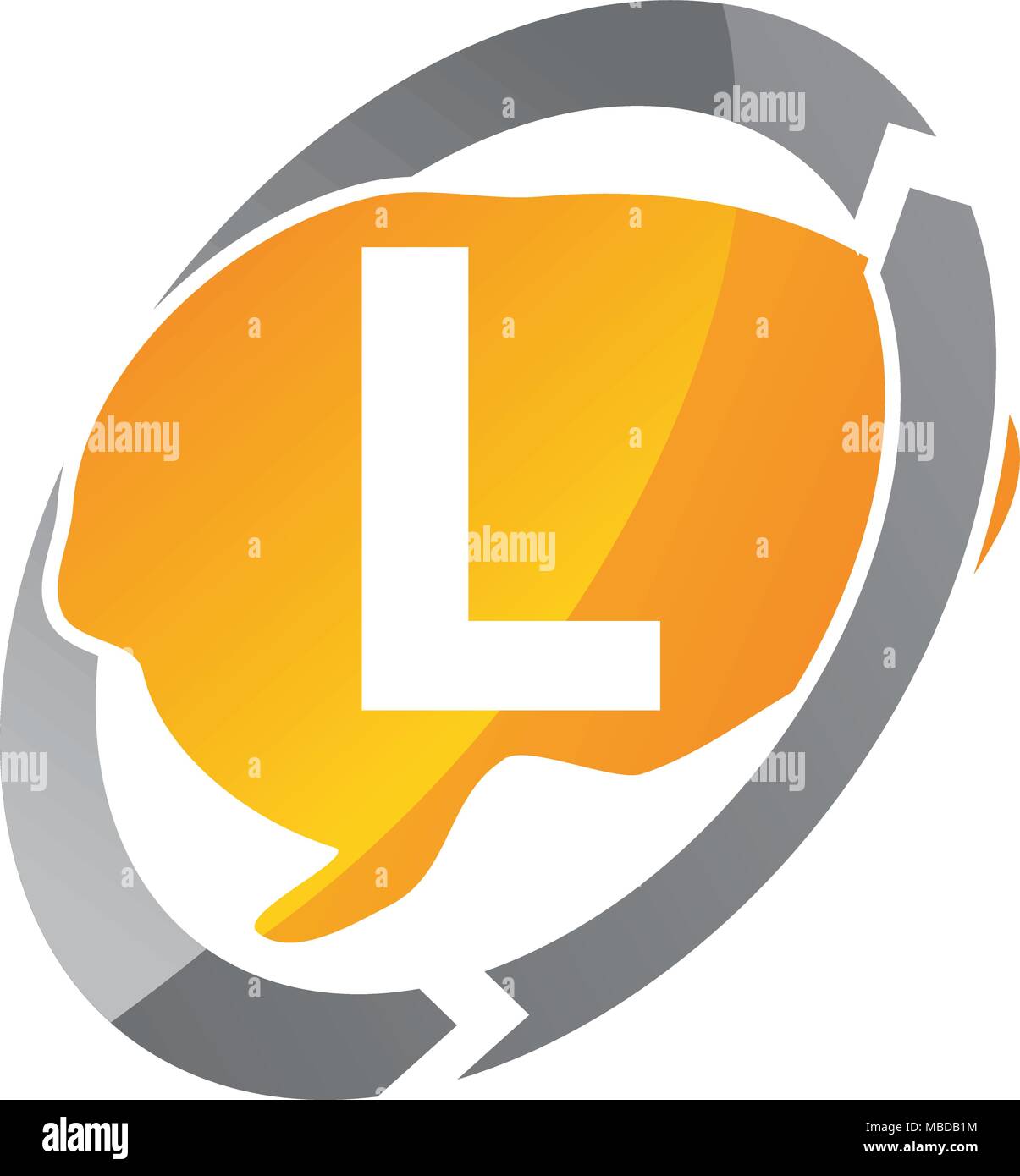 Creative Thinking Letter L Stock Vector Image & Art - Alamy