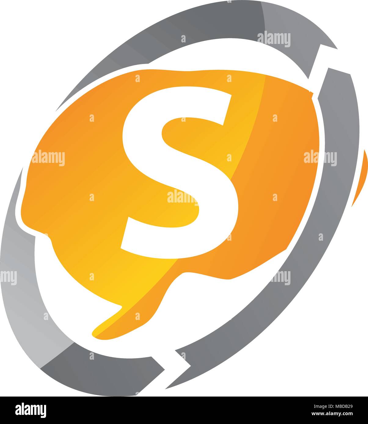 Creative Thinking Letter S Stock Vector Image & Art - Alamy