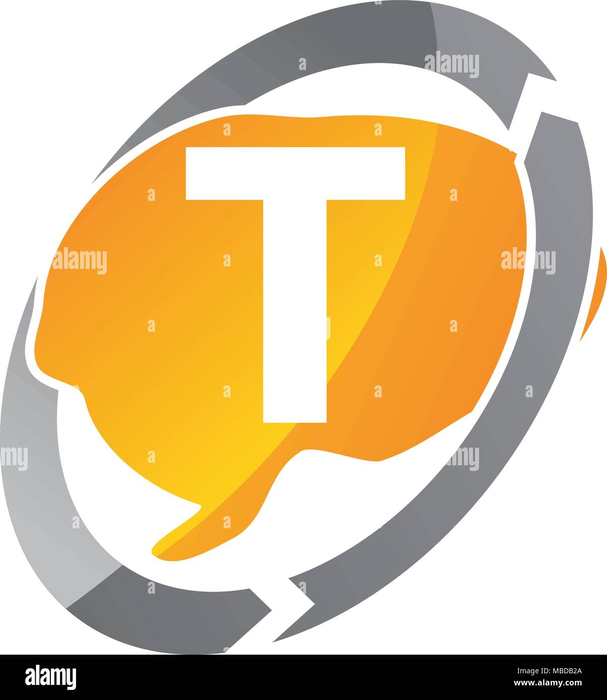 Creative Thinking Letter T Stock Vector Image & Art - Alamy