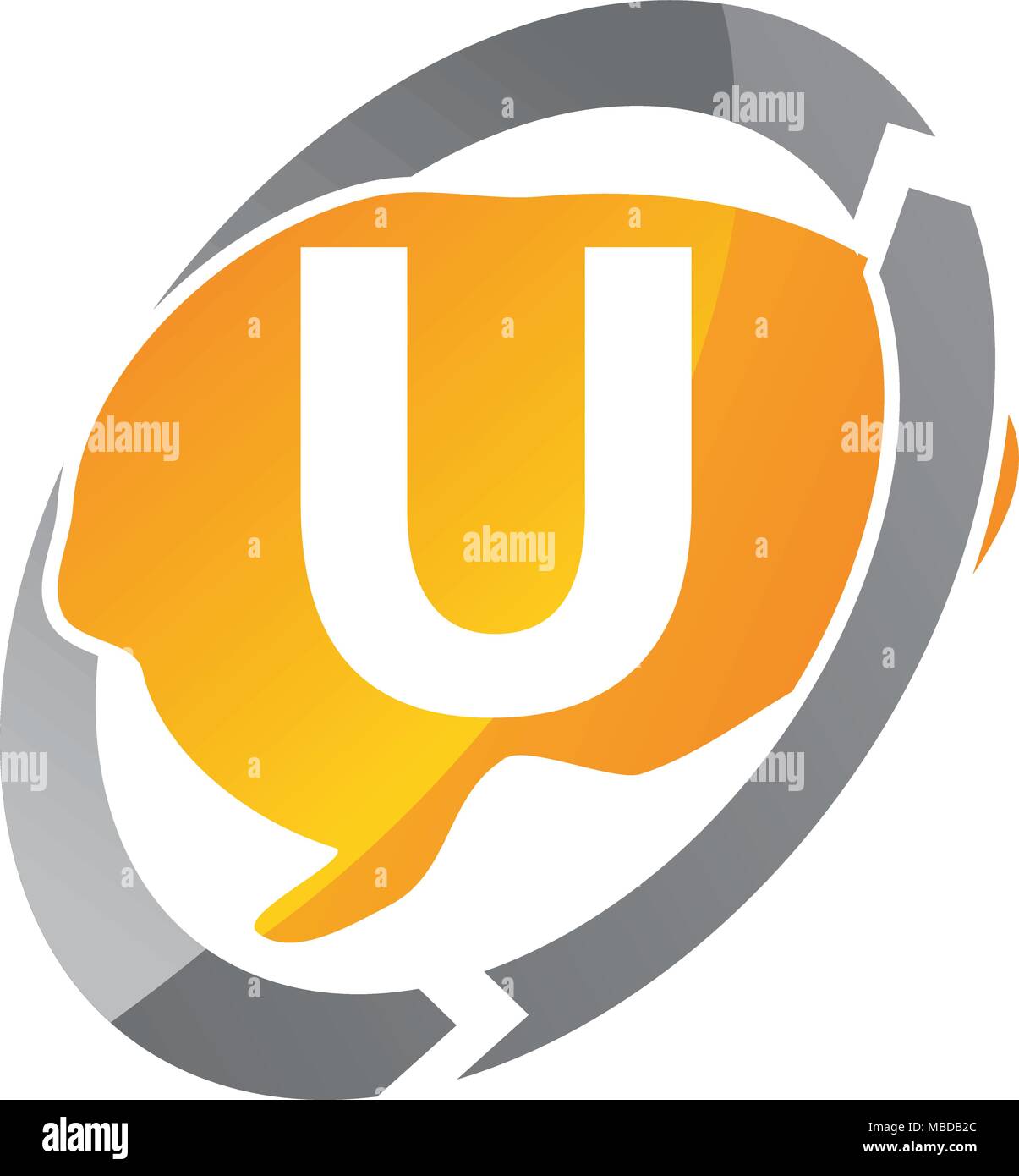 Creative Thinking Letter U Stock Vector Image & Art - Alamy