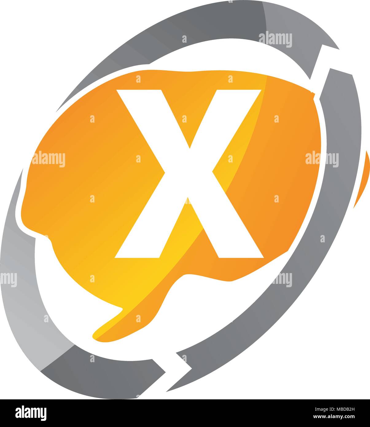 Creative Thinking Letter X Stock Vector Image & Art - Alamy