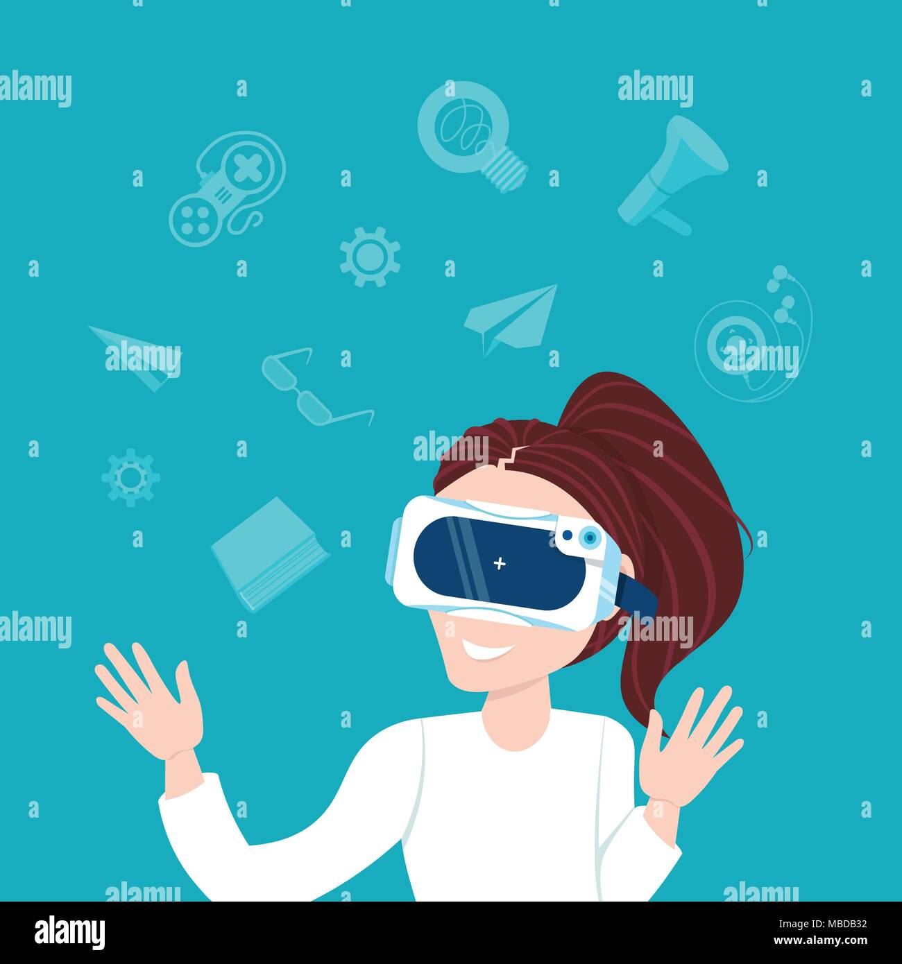 Female avatar virtual woman hi-res stock photography and images - Alamy