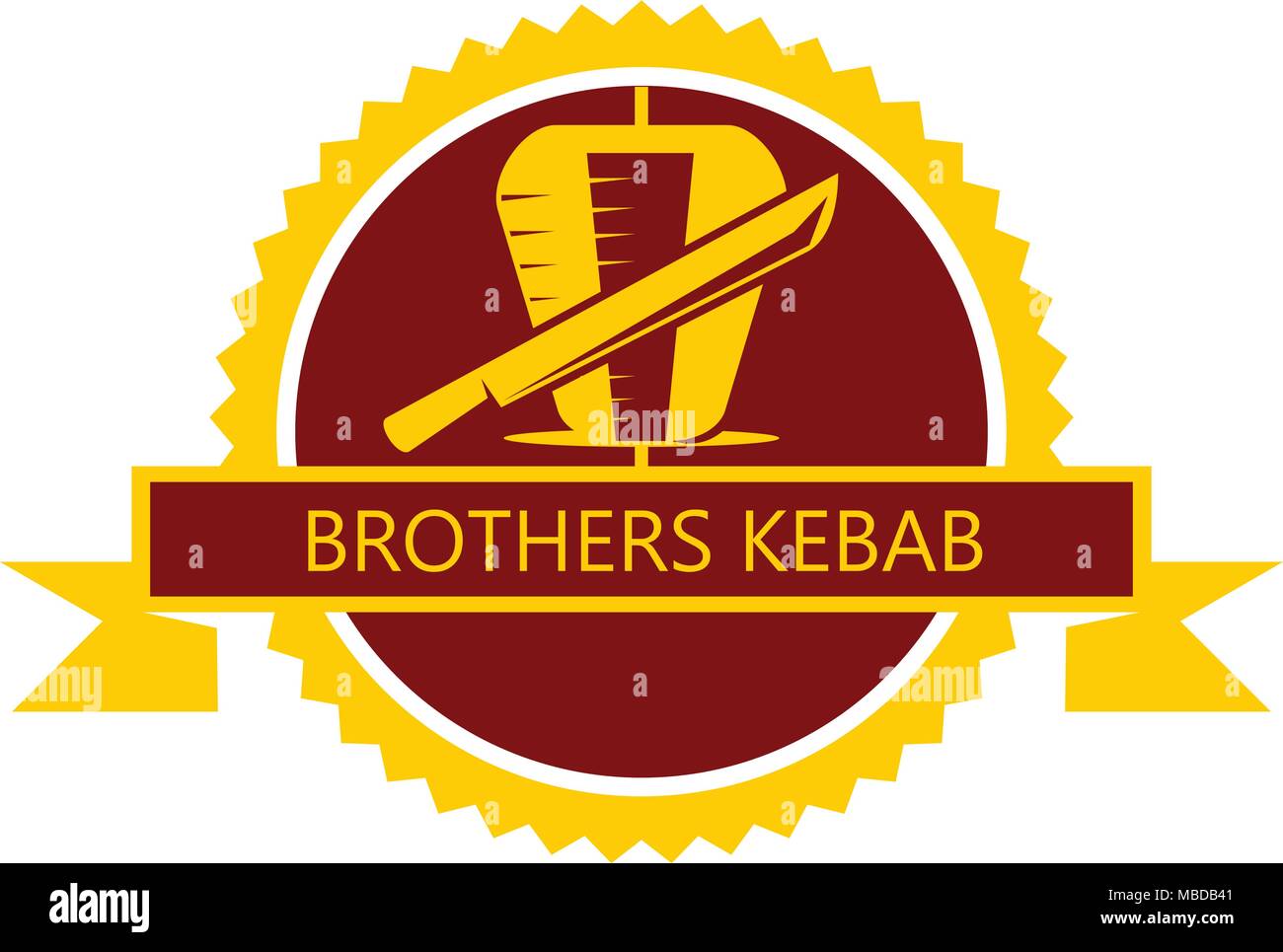 Kebab banner Stock Vector Images - Alamy