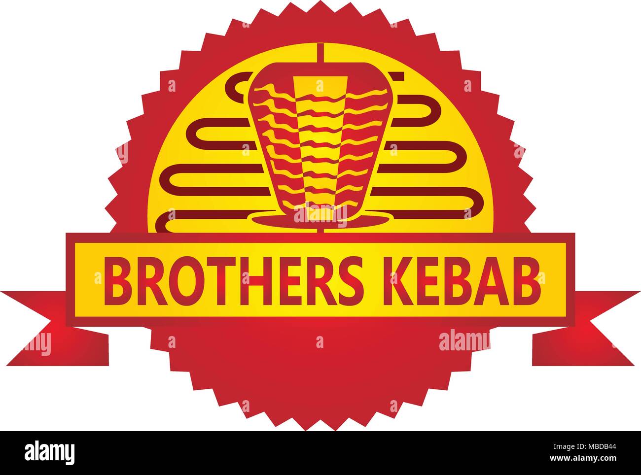 Kebab bar Stock Vector Images - Alamy