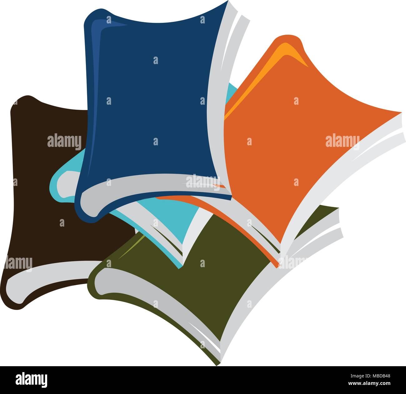 Books Stack Logo Design Template Vector Stock Vector Image & Art - Alamy