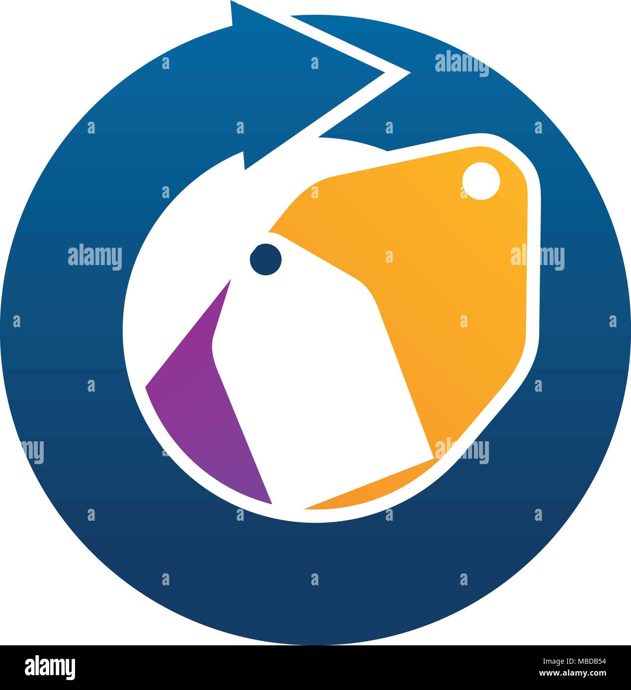 Automation Shopping Logo Design Template Vector Stock Vector Image ...