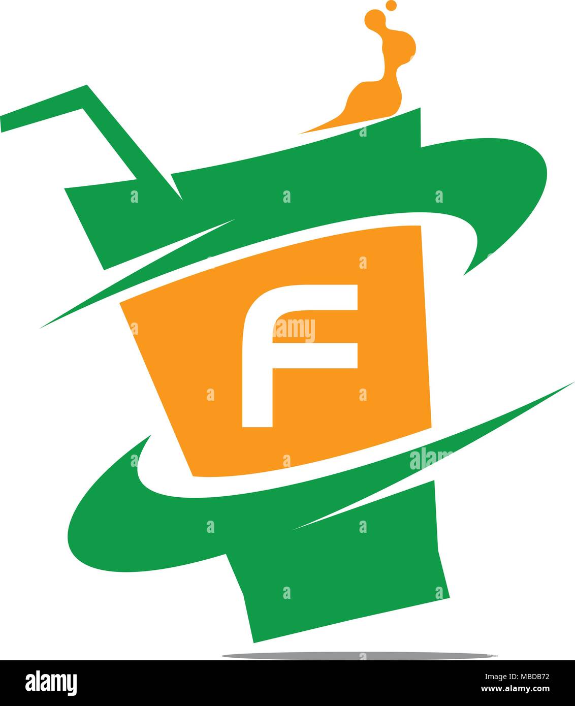 Restaurant Drink Initial F Stock Vector Image & Art - Alamy