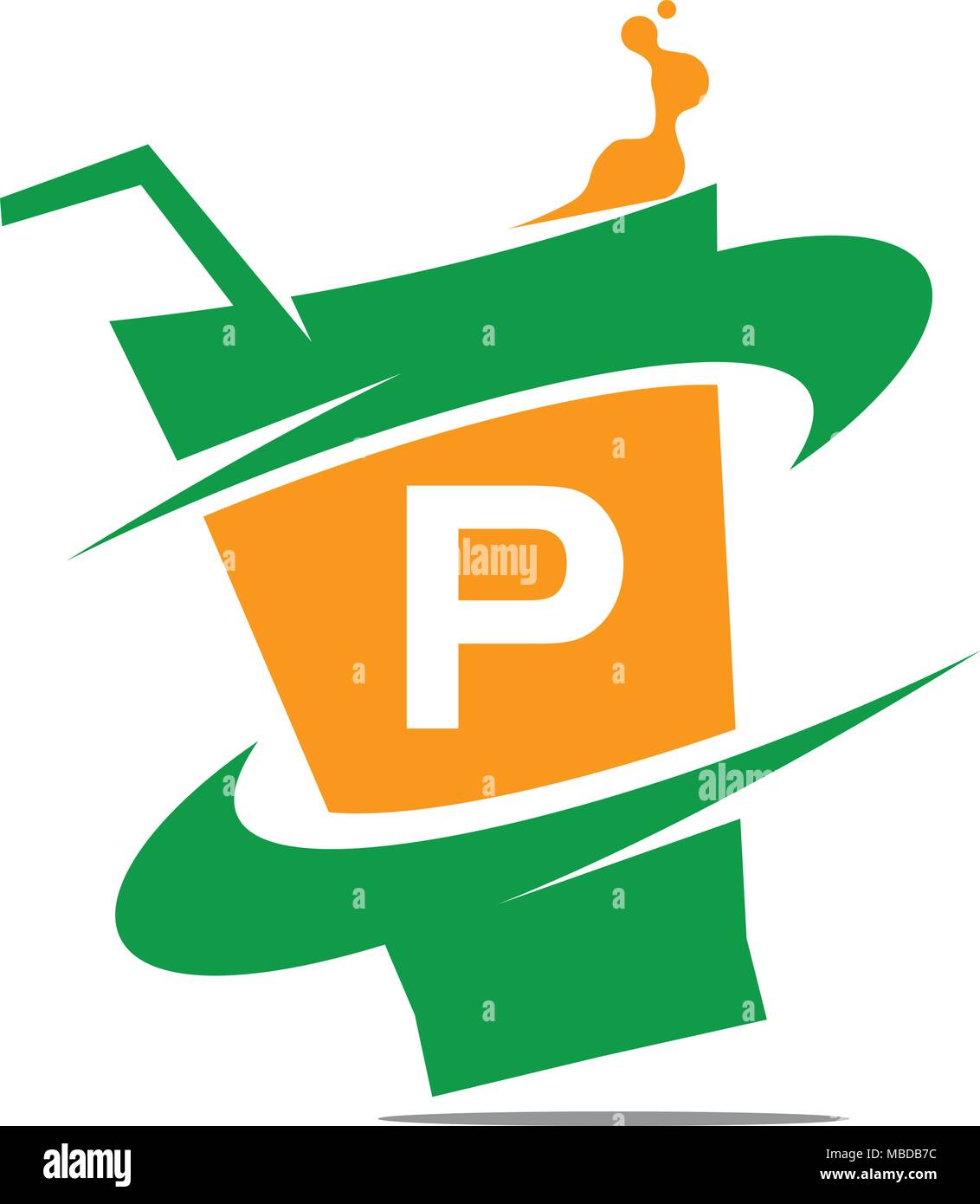 Restaurant Drink Initial P Stock Vector Image & Art - Alamy