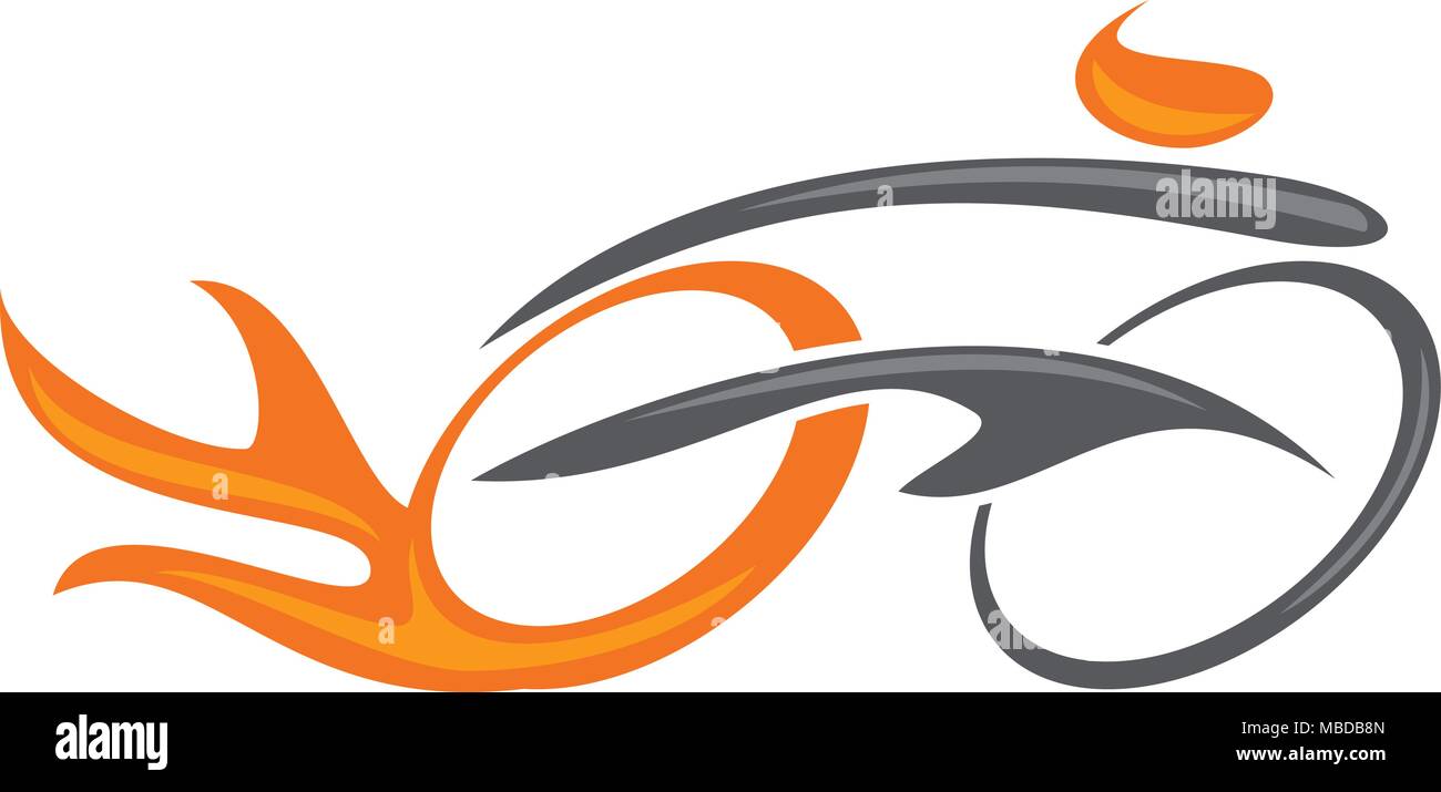 Fire Bike Racing Template Stock Vector Image & Art - Alamy