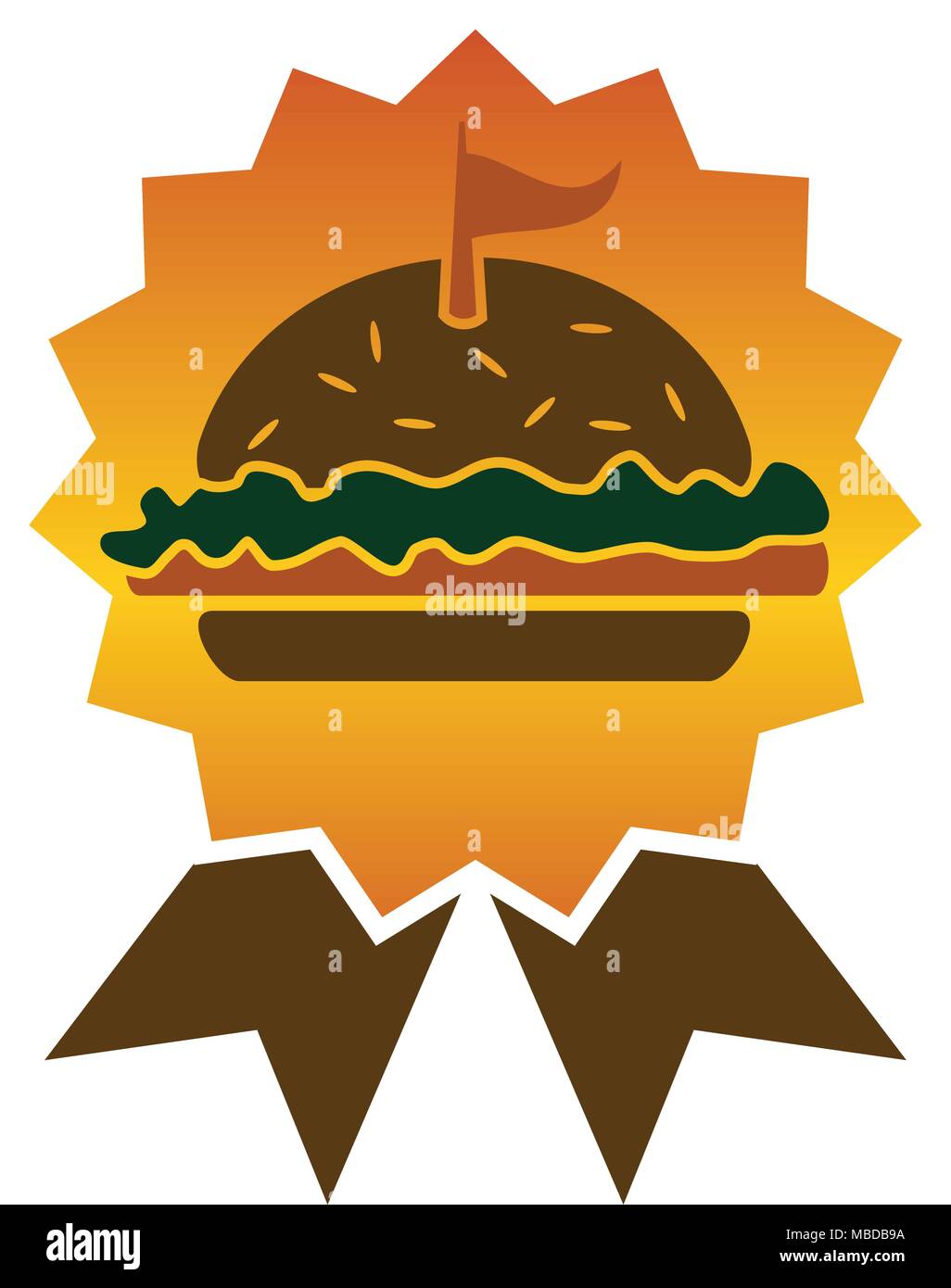 King Burger Logo Design Template Vector Stock Vector Image & Art - Alamy