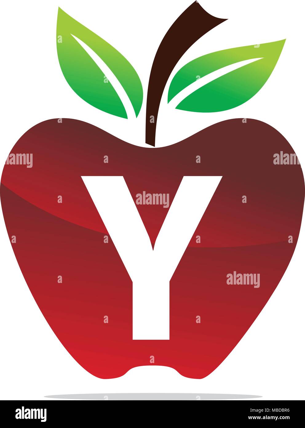 Apple letter Y Logo Design Template Vector Stock Vector Image & Art - Alamy