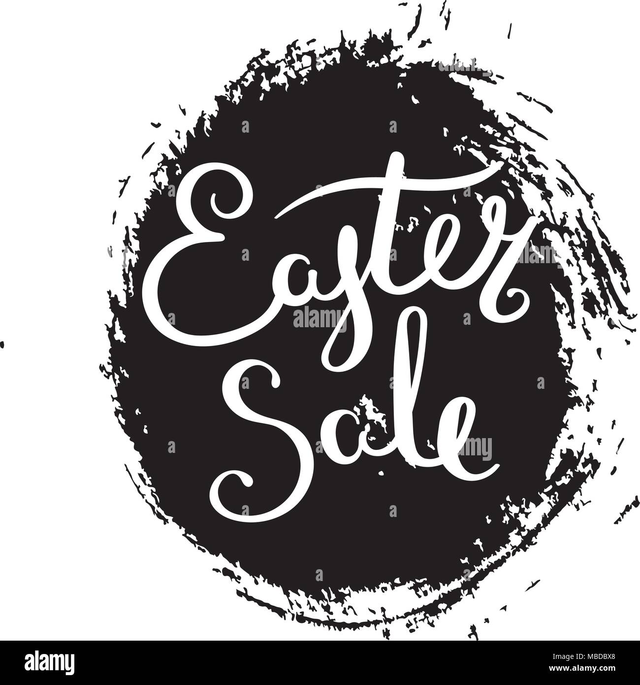 Easter sale. Hand drawn motivation quote. Creative vector typography ...