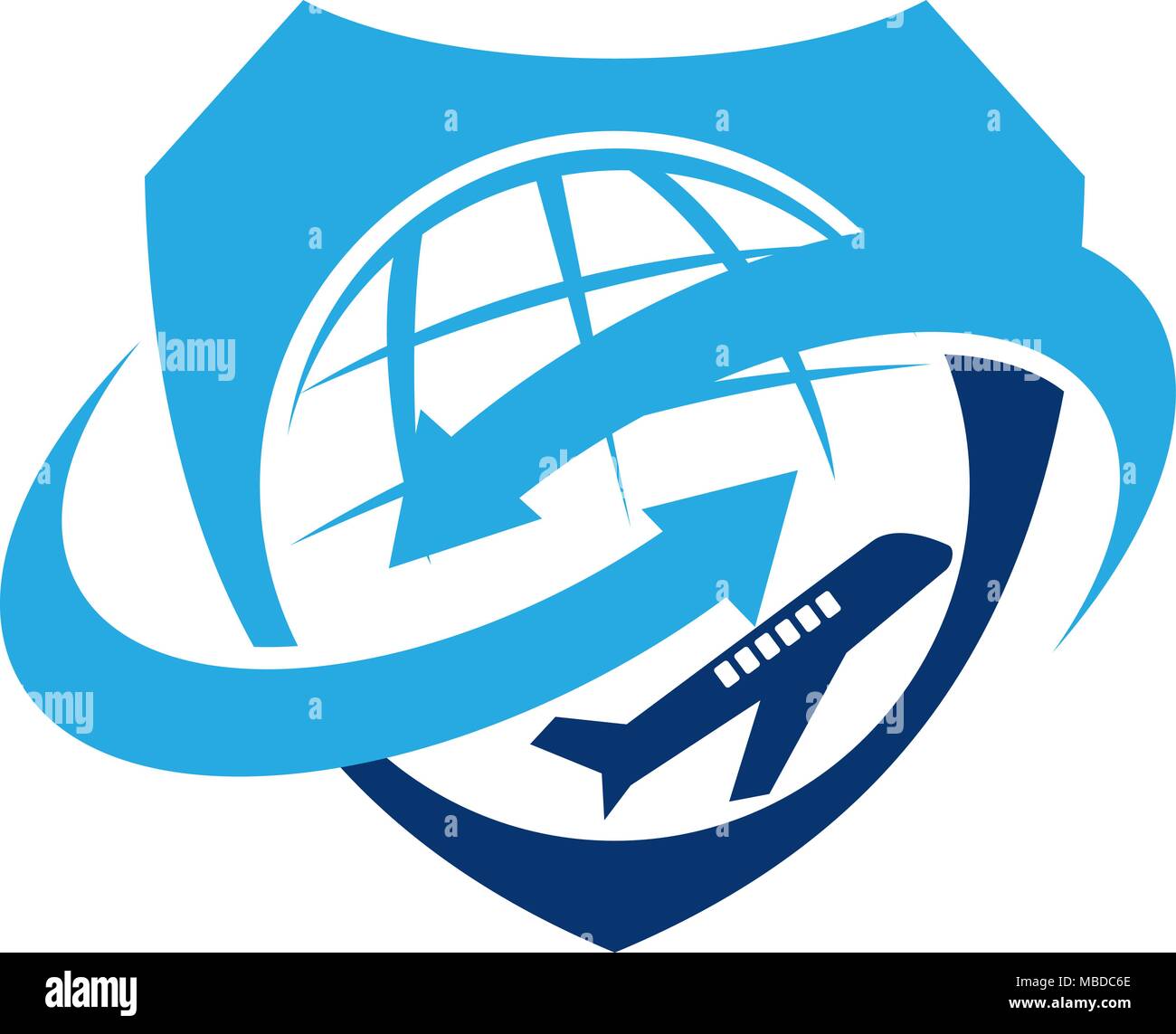 Airplane symbol Logo Design Template Vector Stock Vector Image & Art ...