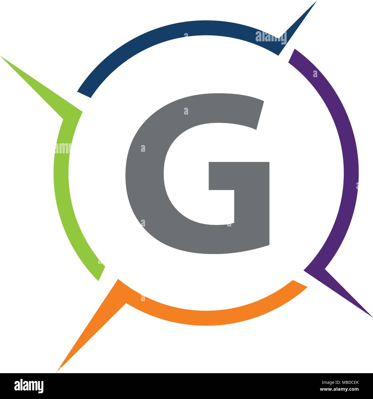 Synergy Solution Process Letter G Stock Vector Image & Art - Alamy