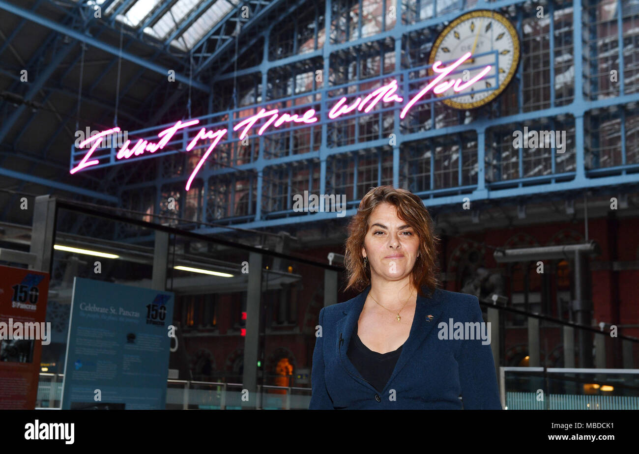 Tracey Emin unveils her 20-metre-long work, I Want My Time With You ...