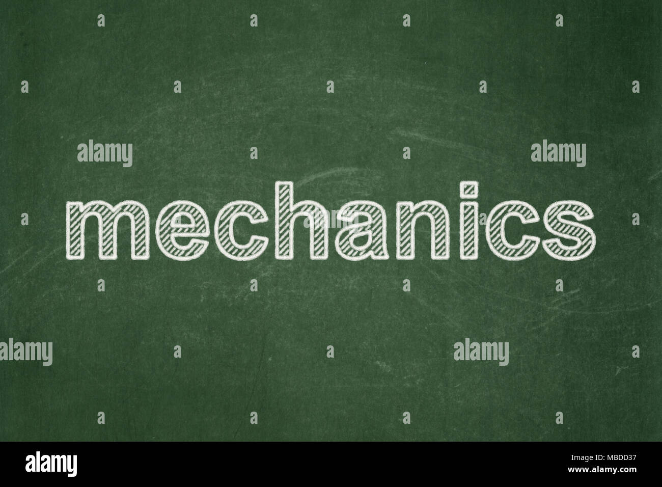 Science concept: Mechanics on chalkboard background Stock Photo - Alamy