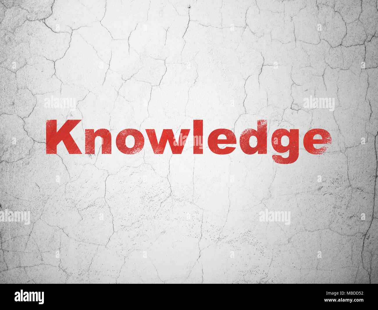 Education concept: Knowledge on wall background Stock Photo - Alamy