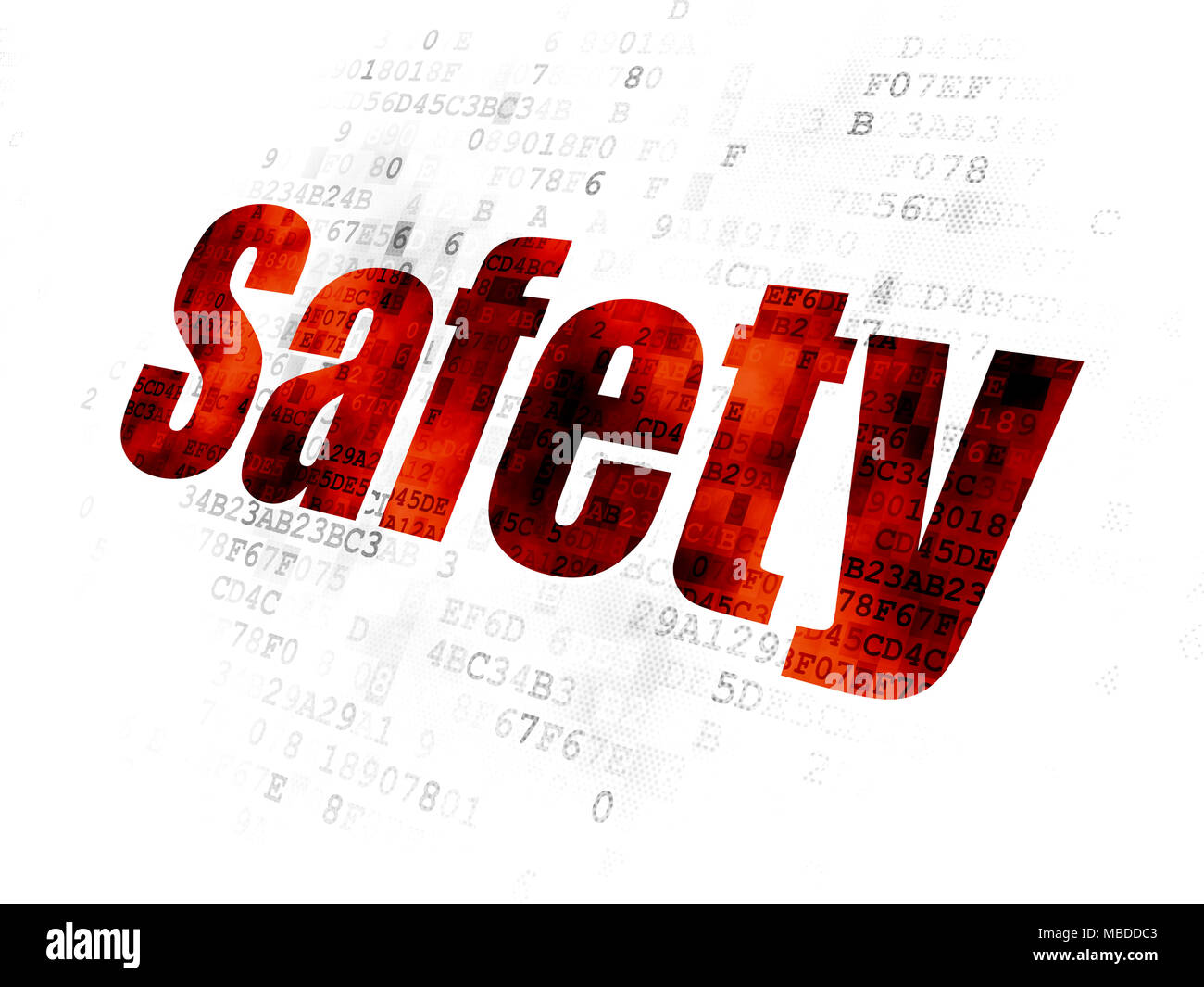 Safety concept: Safety on Digital background Stock Photo - Alamy