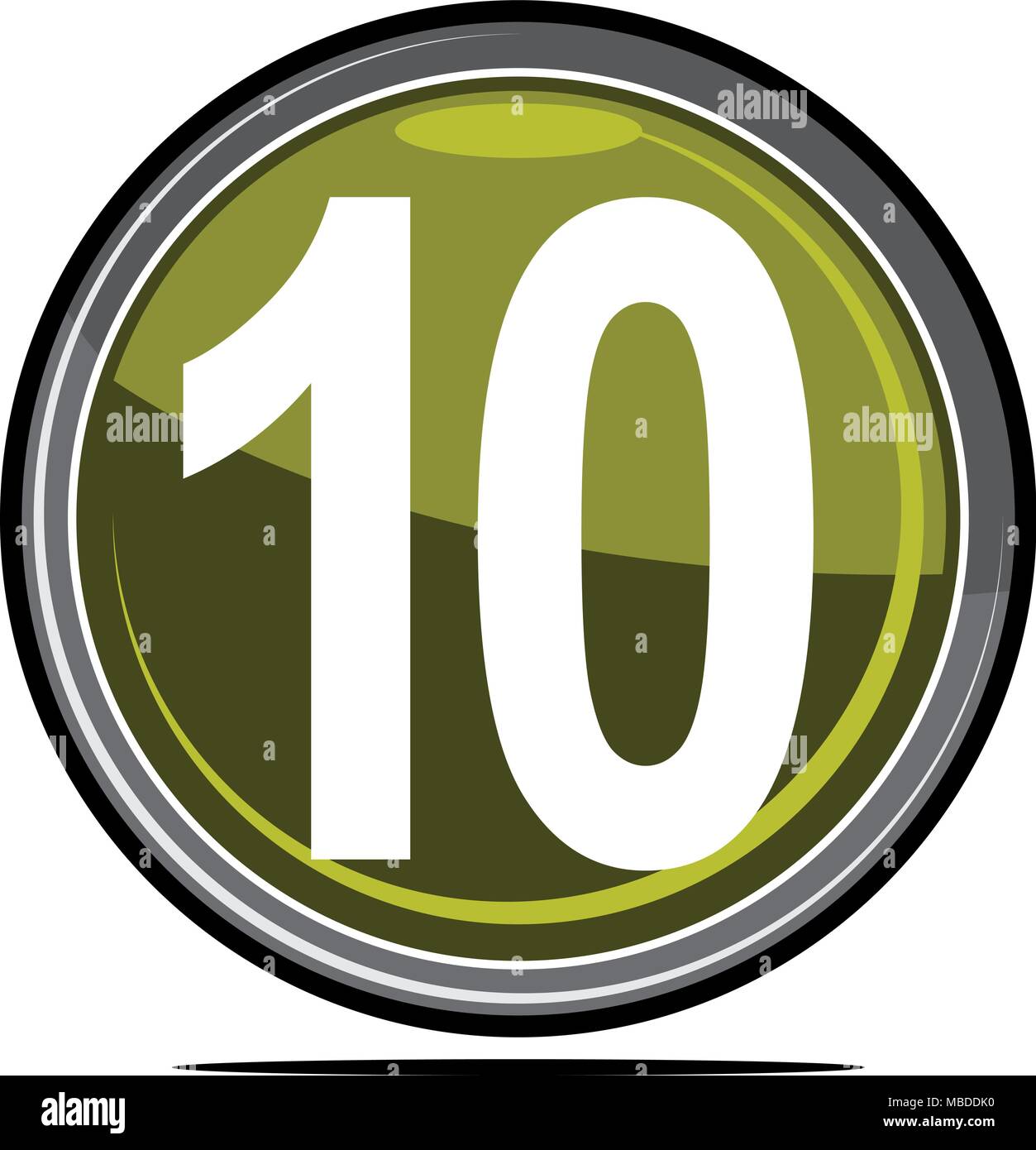 Ten Logo Design Template Vector Stock Vector Image & Art - Alamy