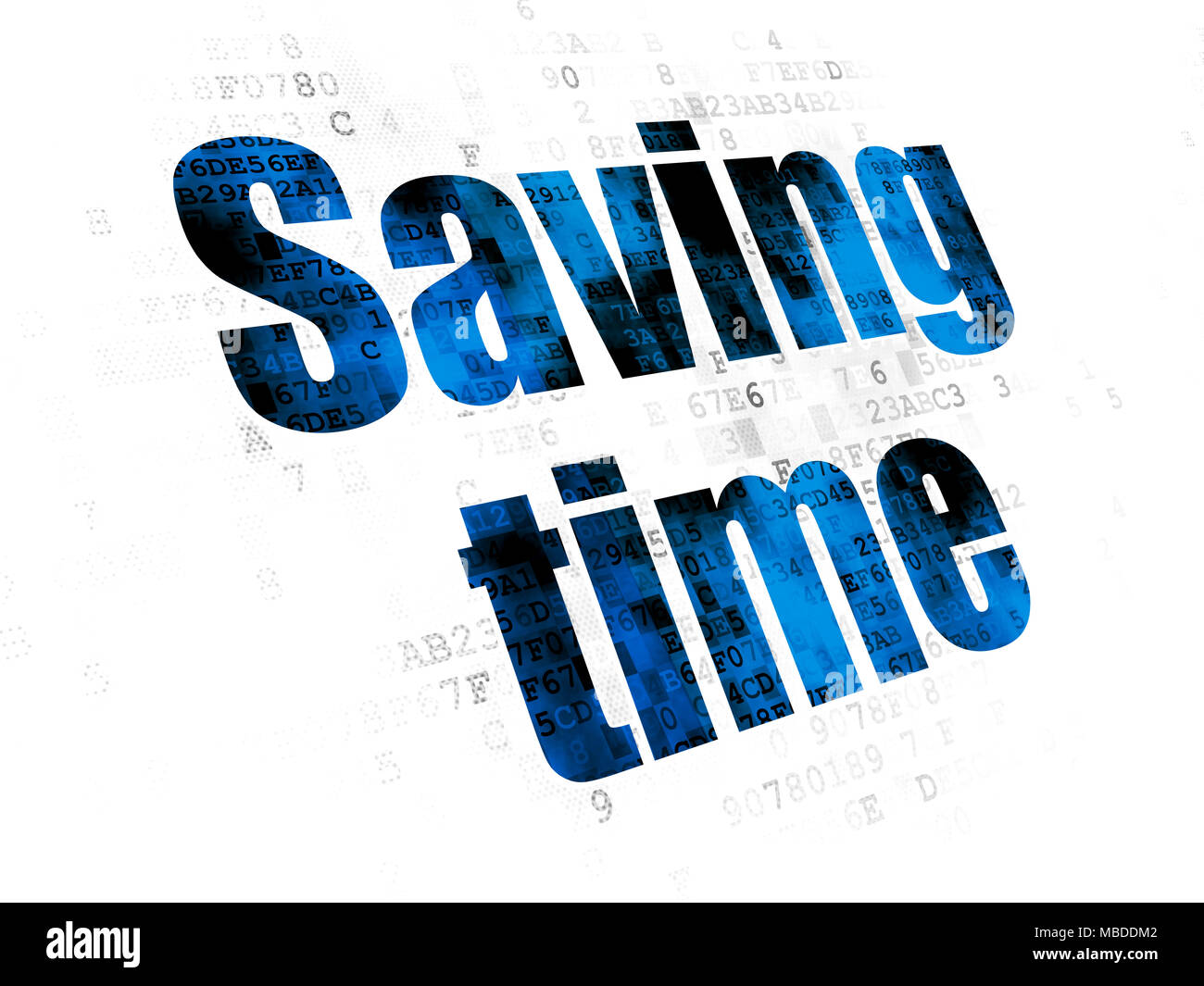Timeline concept: Saving Time on Digital background Stock Photo - Alamy