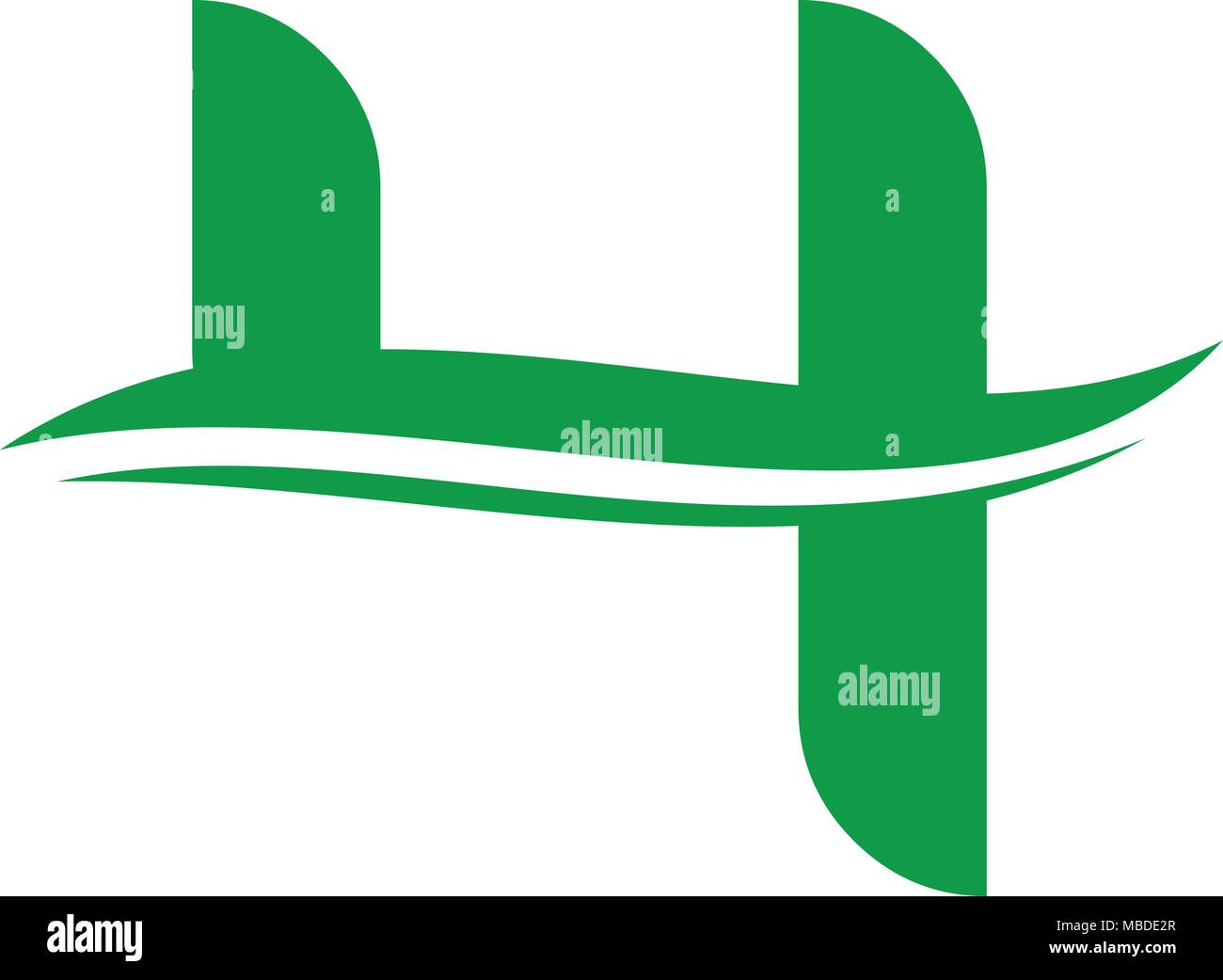 Number 4 Modern Logo Design Template Vector Stock Vector Image & Art ...