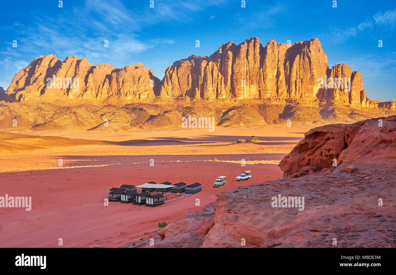 Beduin Camp, Wadi Rum Desert, Jordan Stock Photo - Alamy