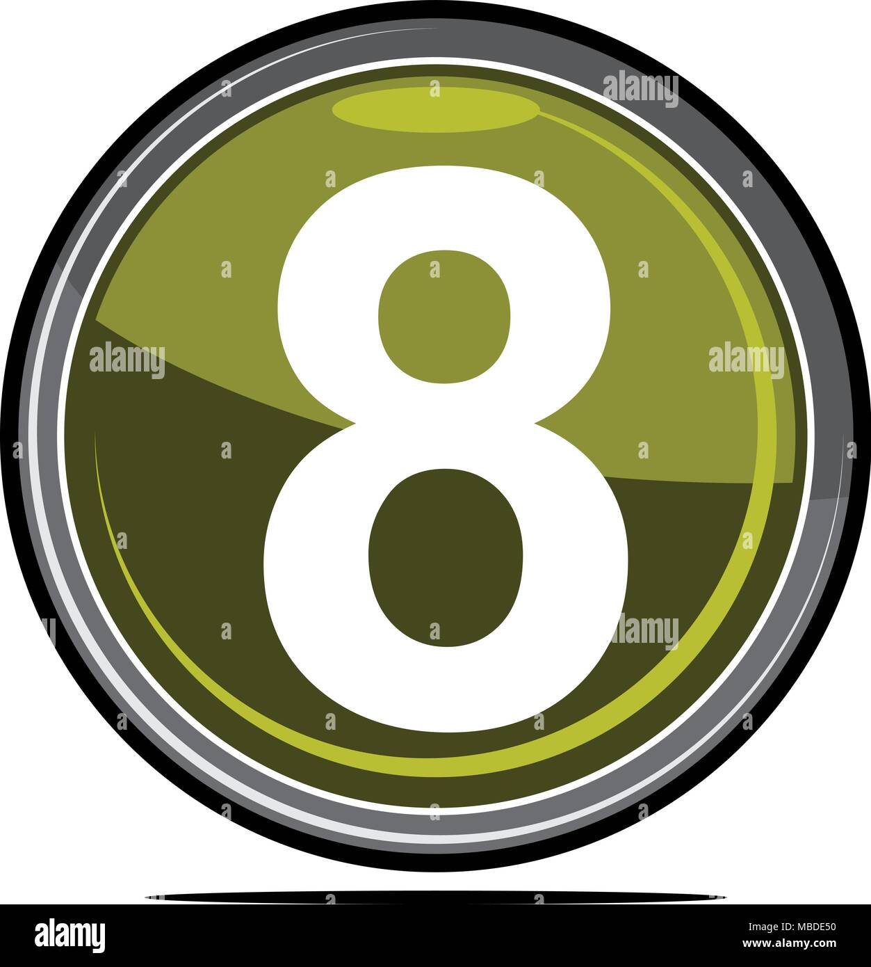 Eight Logo Design Template Vector Stock Vector Image & Art - Alamy