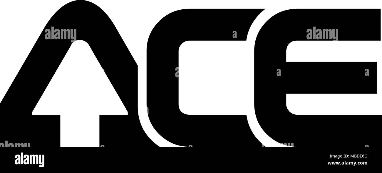 Letter ACE Modern Template Stock Vector Image & Art - Alamy