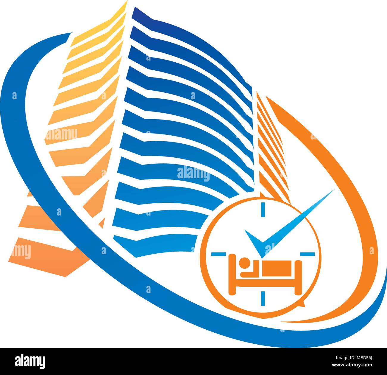 Accommodation Business Trip Logo Design Template Vector Stock Vector ...