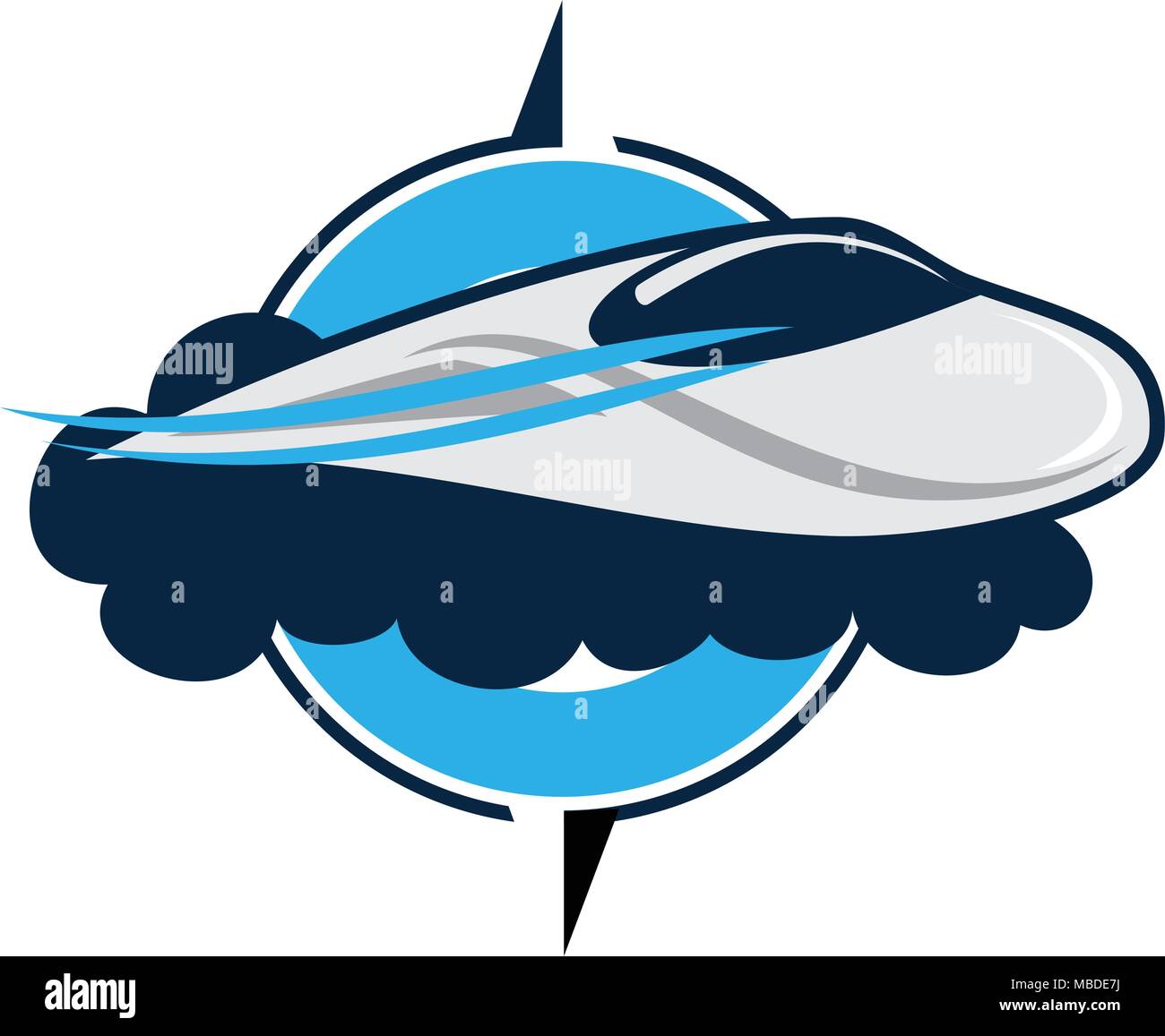 Electrical Locomotive Template Logo Design Template Vector Stock Vector ...