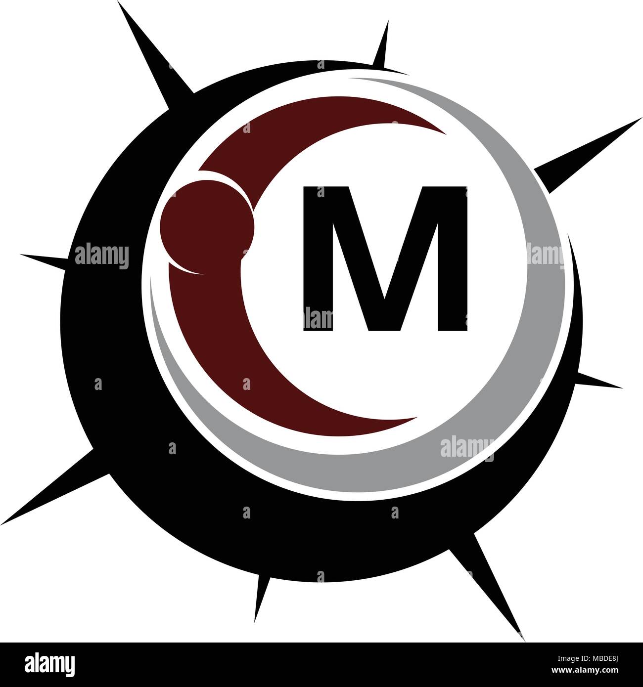 North m vector vectors Cut Out Stock Images & Pictures - Alamy