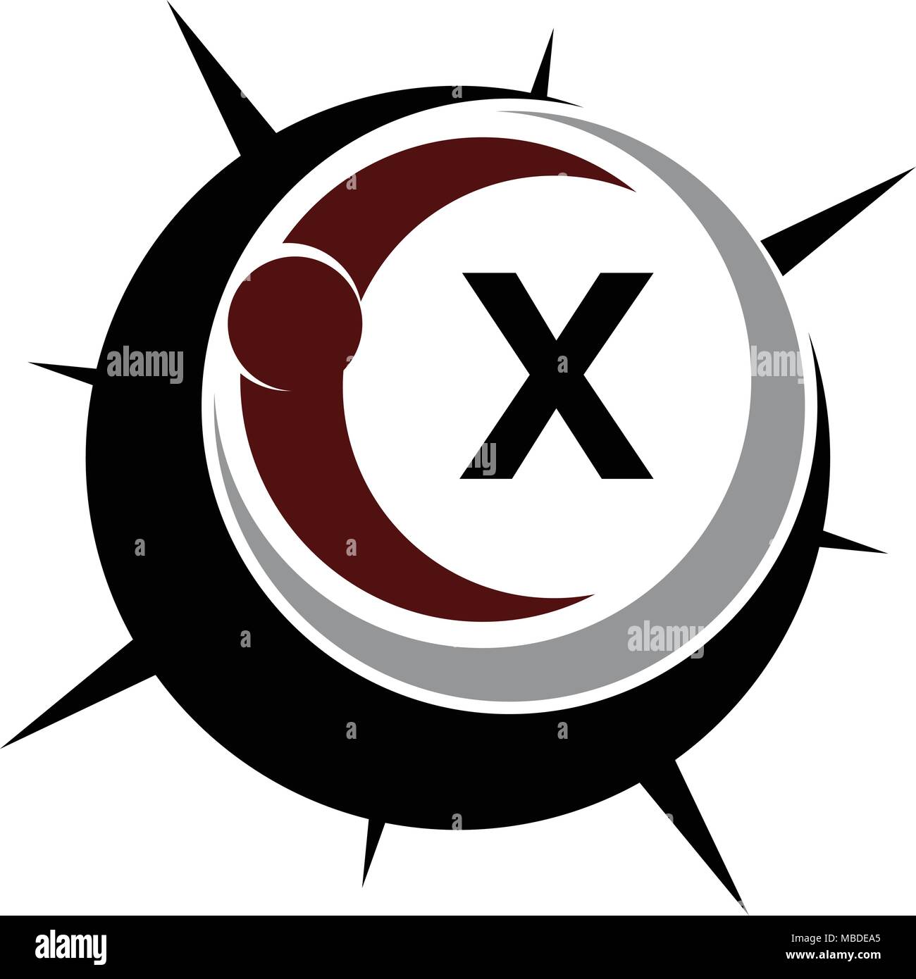 Insights Guide Initial X Logo Design Template Vector Stock Vector Image ...