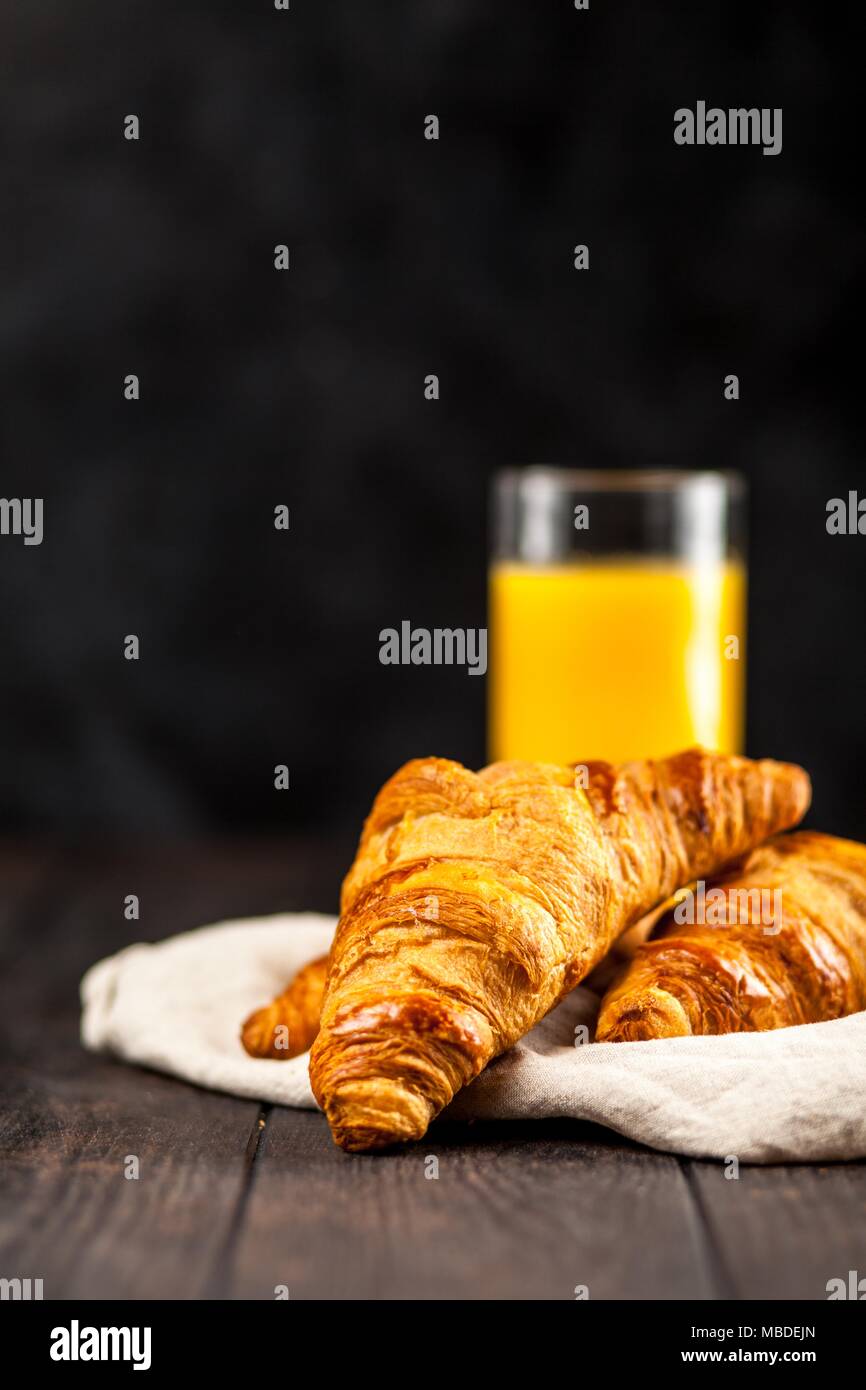 Fresh butter croissants Stock Photo - Alamy
