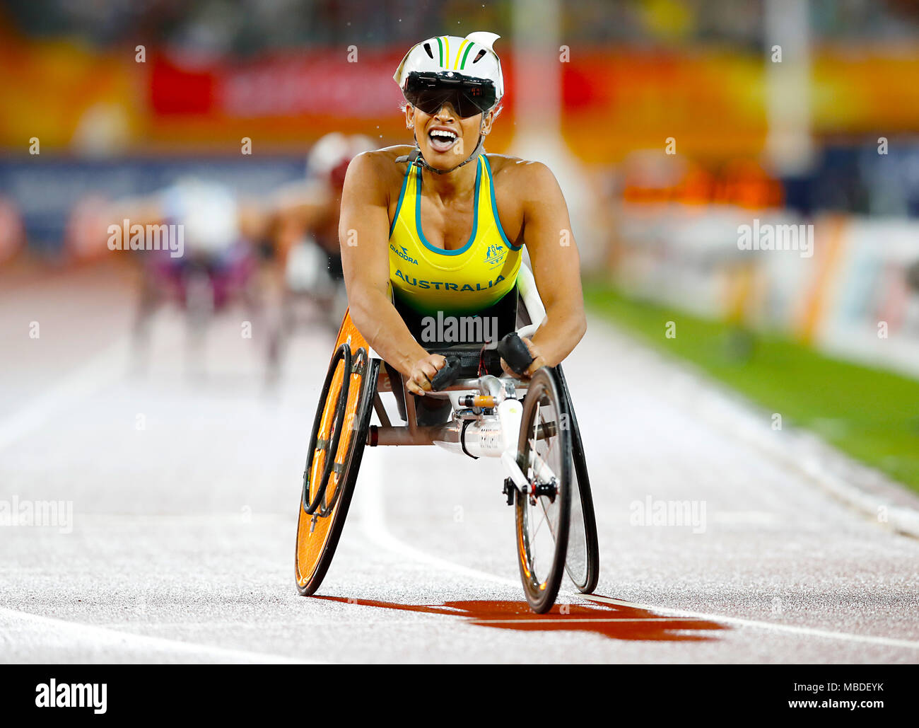 Australia's Madison de Rozario celebrates winning gold in the Women's ...