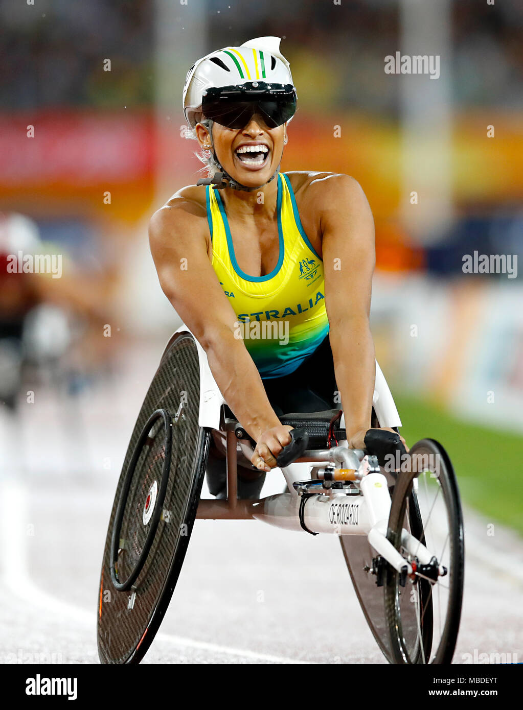 Australia's Madison de Rozario celebrates winning gold in the Women's ...