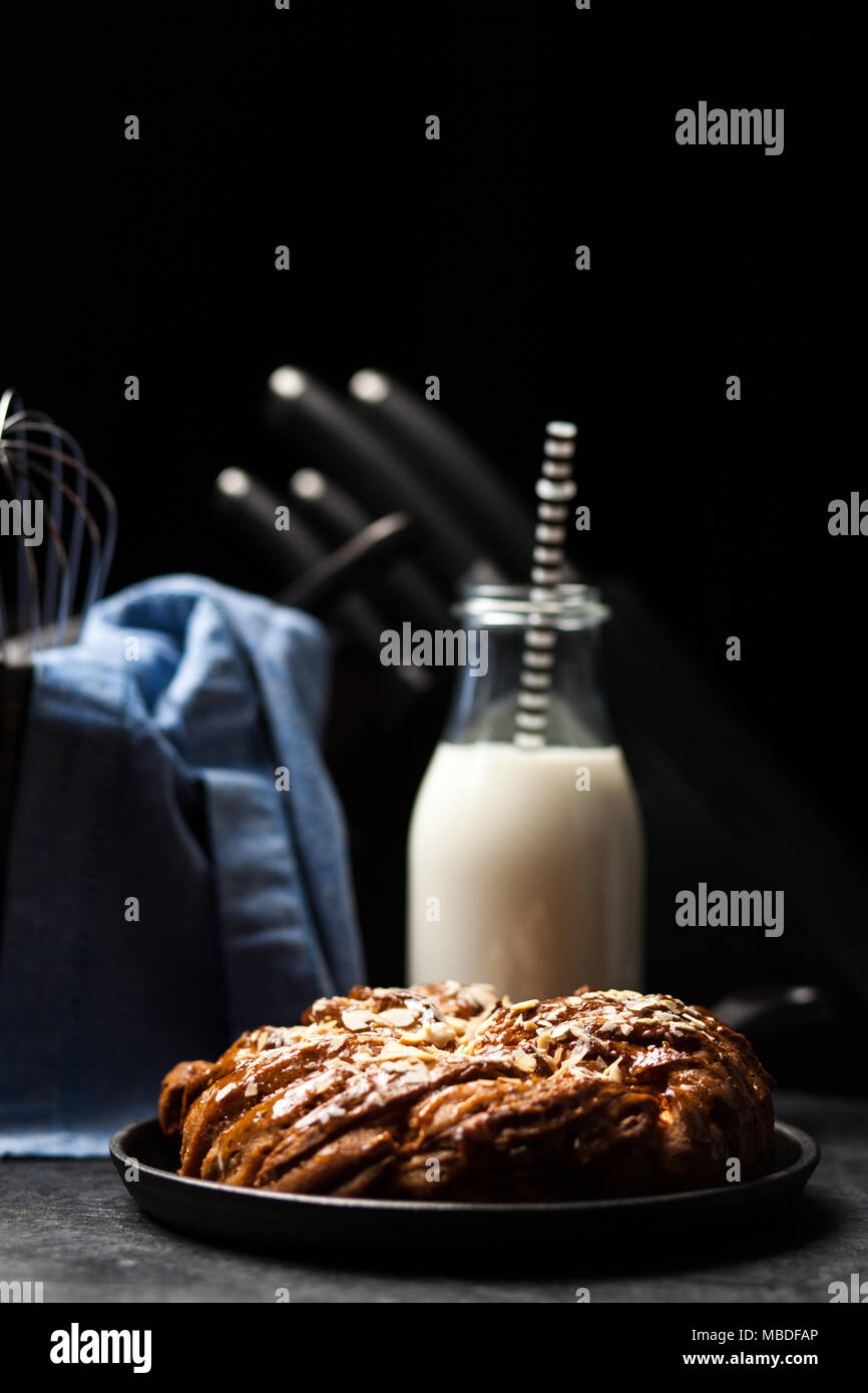Sweet maple syrup bread Stock Photo - Alamy