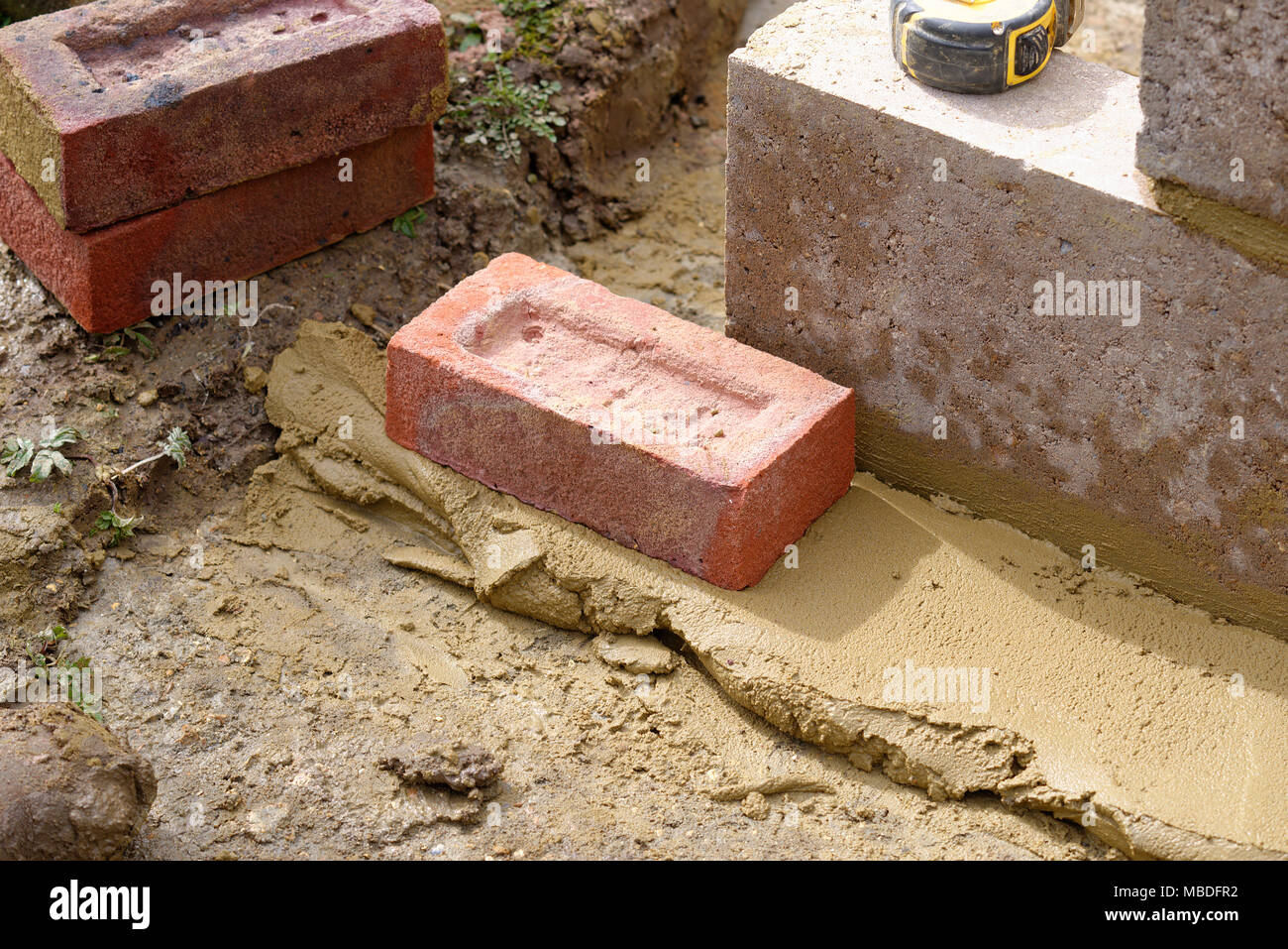 Cement bricks hi-res stock photography and images - Alamy
