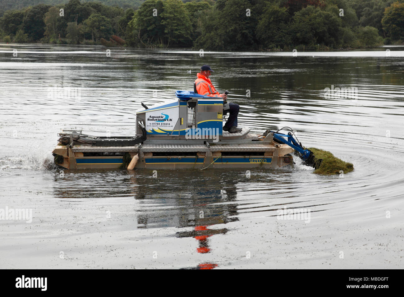 A 3 Truxor amphibious machine for collecting and gathering aquatic ...