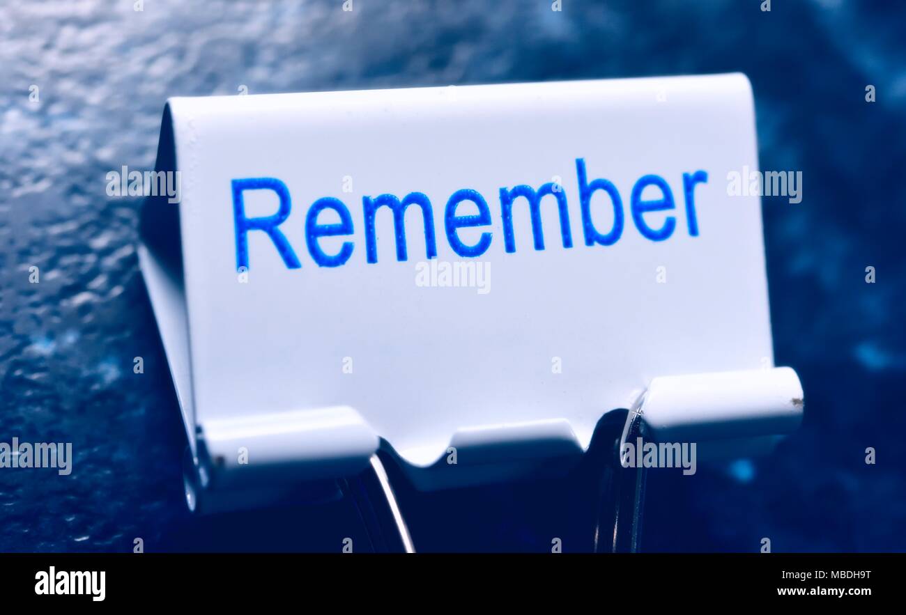 Remembering past hi-res stock photography and images - Alamy